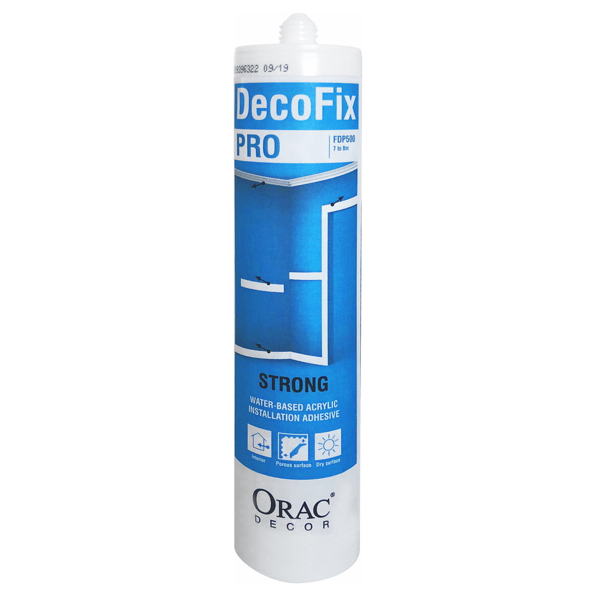 Монтажный клей Orac Decor DECOFIX PRO FDP500 310 мл (шт.)