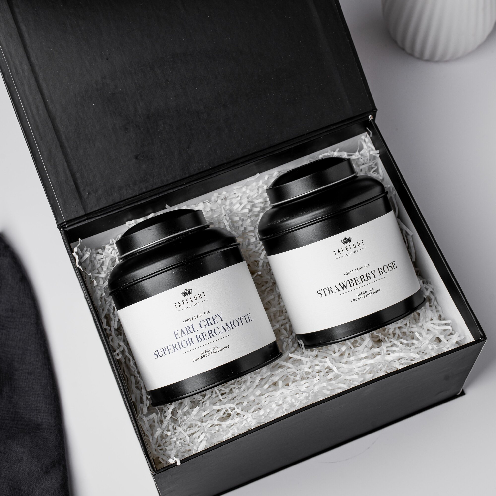 Подарочный набор чая Earl grey superior bergamotte и Strawberry rose