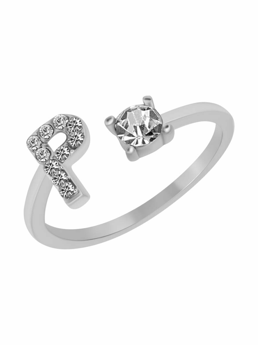 Кольцо помолвочное, фианит