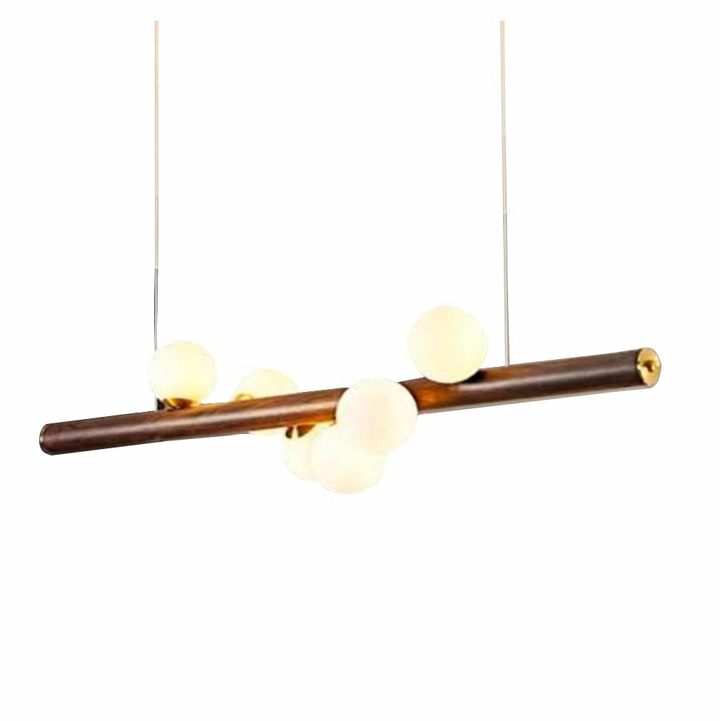 Люстра подвесная деревянная LED 25 Вт Creig 5 Blesslight