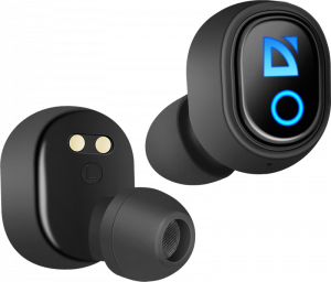 Defender Гарнитура Defender Twins 639 63639, беспроводная, черный (Bluetooth) (ret)
