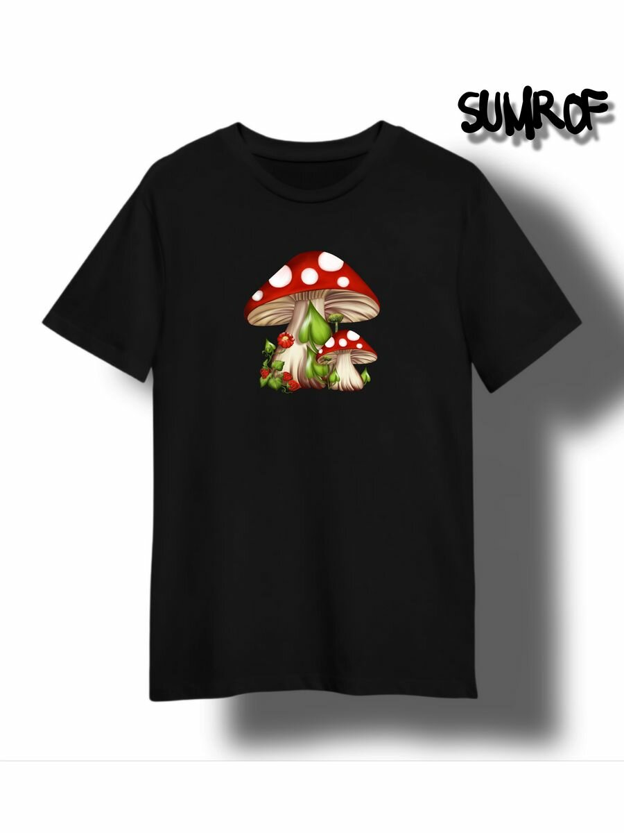 Футболка гриб мухомор