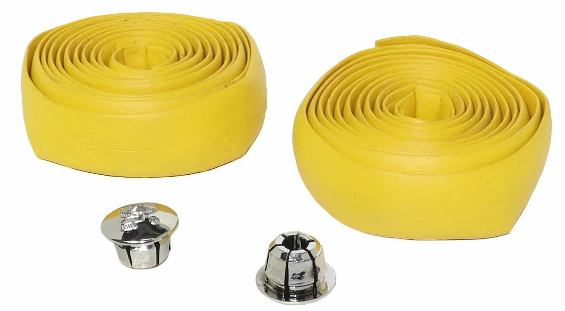 Лента (обмотка на руль) желтая (компл: 2шт по 2м)