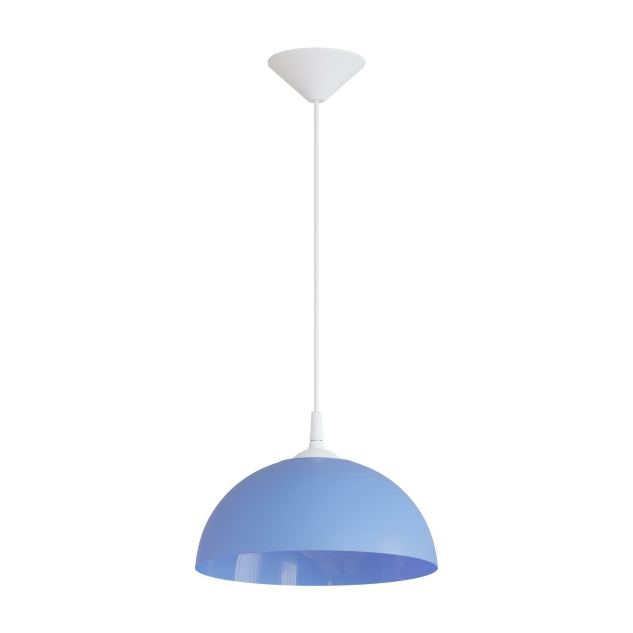 НСБ 21-60-252 Светильник декоративный, подвесной, "Кэнди", 1хЕ27, 60Вт, 230 50Гц, IP20, ø290х170мм, синий