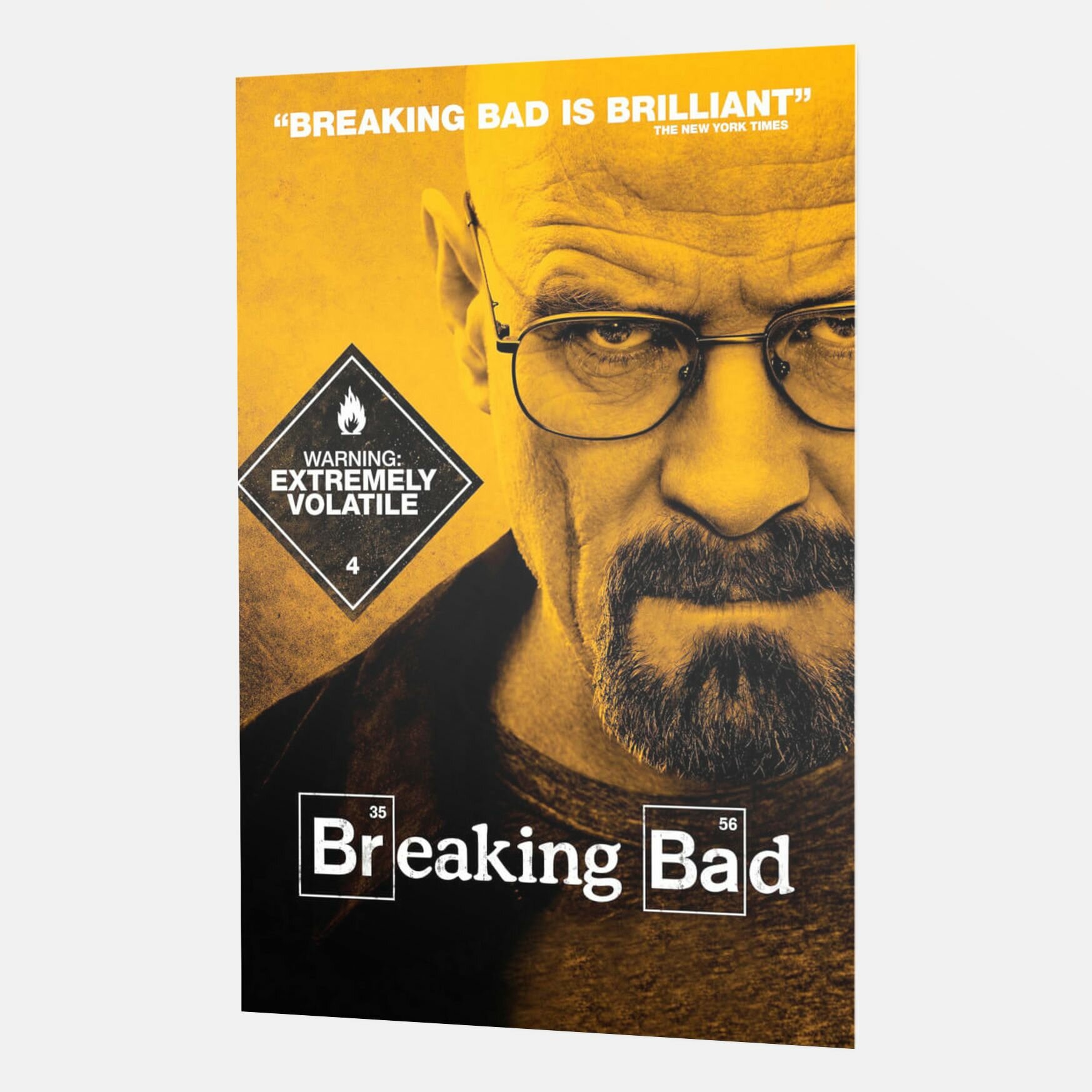 Интерьeрный постер (плакат на стену) по сериалу Во все тяжкие - 40x60 см. - от Poster4me