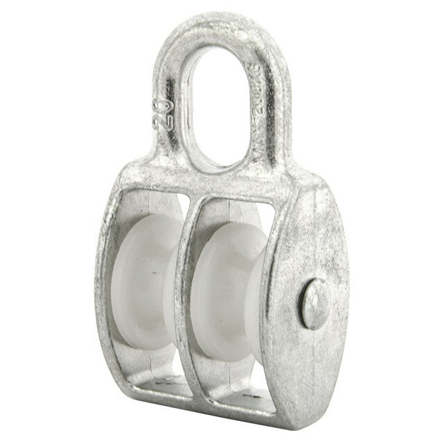 Tech-Krep блок для троса двойной 20 мм, 1 шт крепёжный элемент для тросовых систем