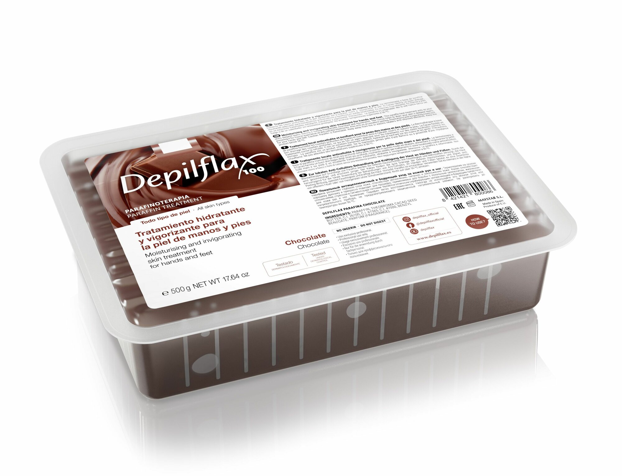 Depilflax Парафин косметический 500 гр. - Шоколад