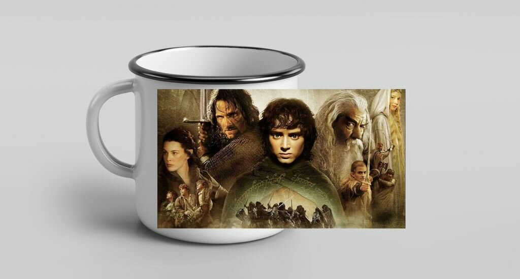 Кружка эмалированная Властелин колец №2