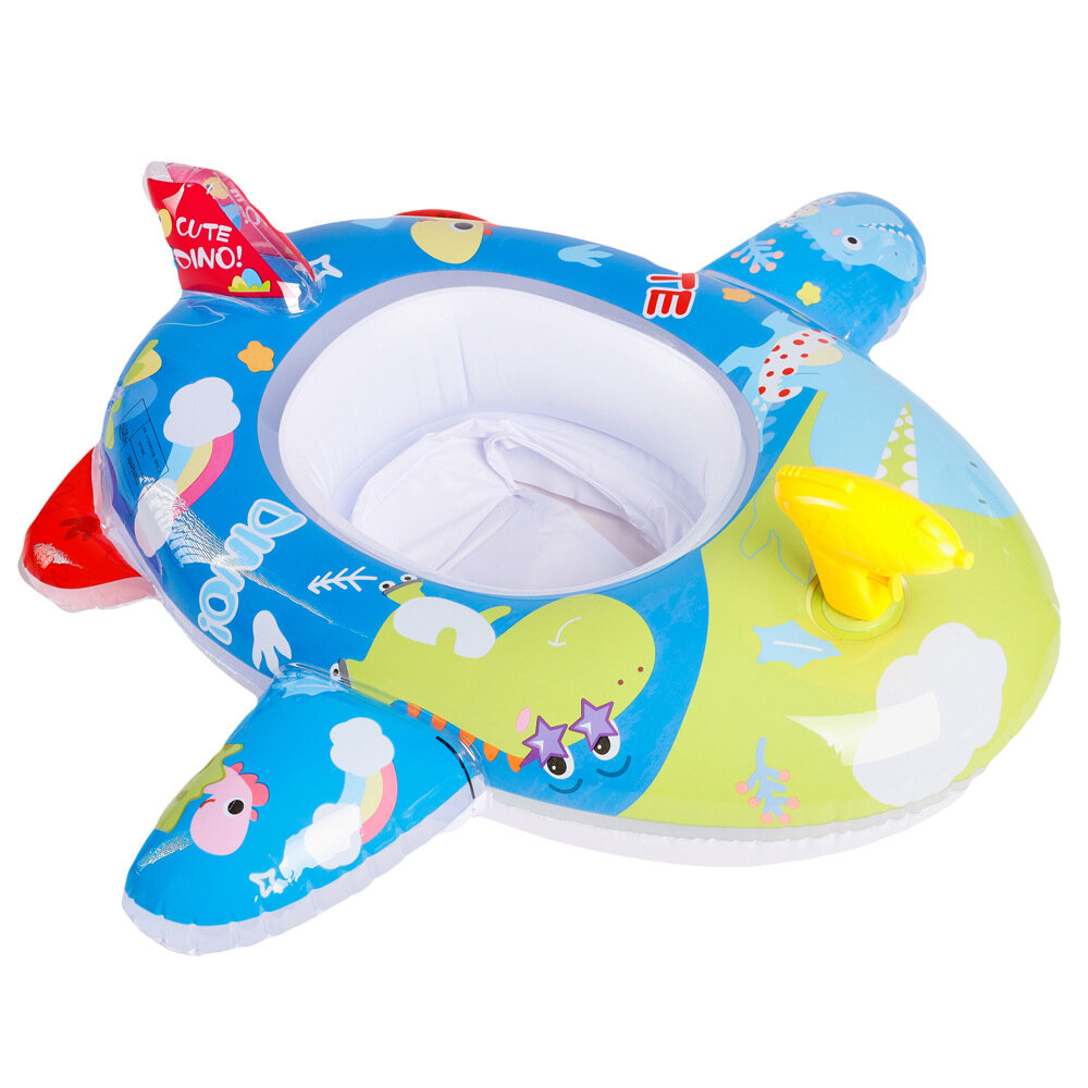 Надувной круг для плавания Xiaolu Amazon Internet Celebrity, утолщенный, креативный, в форме самолета, детское сиденье для плавания, круг-сиденье для малышей.