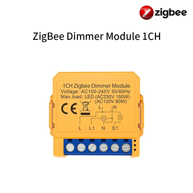 AVATTO DMS16/ZDMS16 умный диммер ZigBee-1 gang