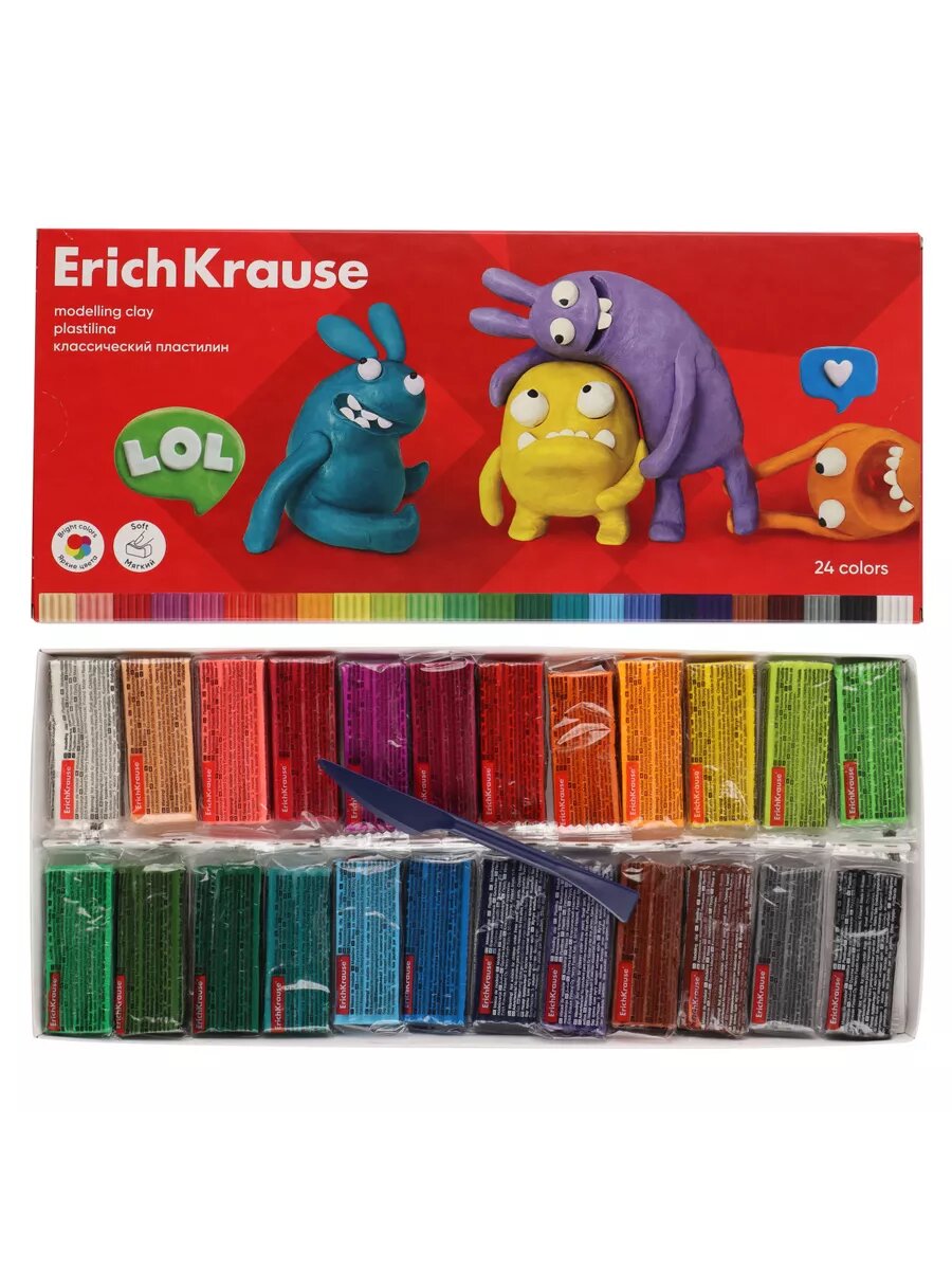 Пластилин набор 24 цвета