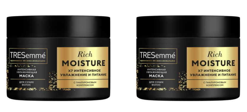 Маска для сухих волос Tresemme Увлажнение и питание , 300 мл, 2 шт