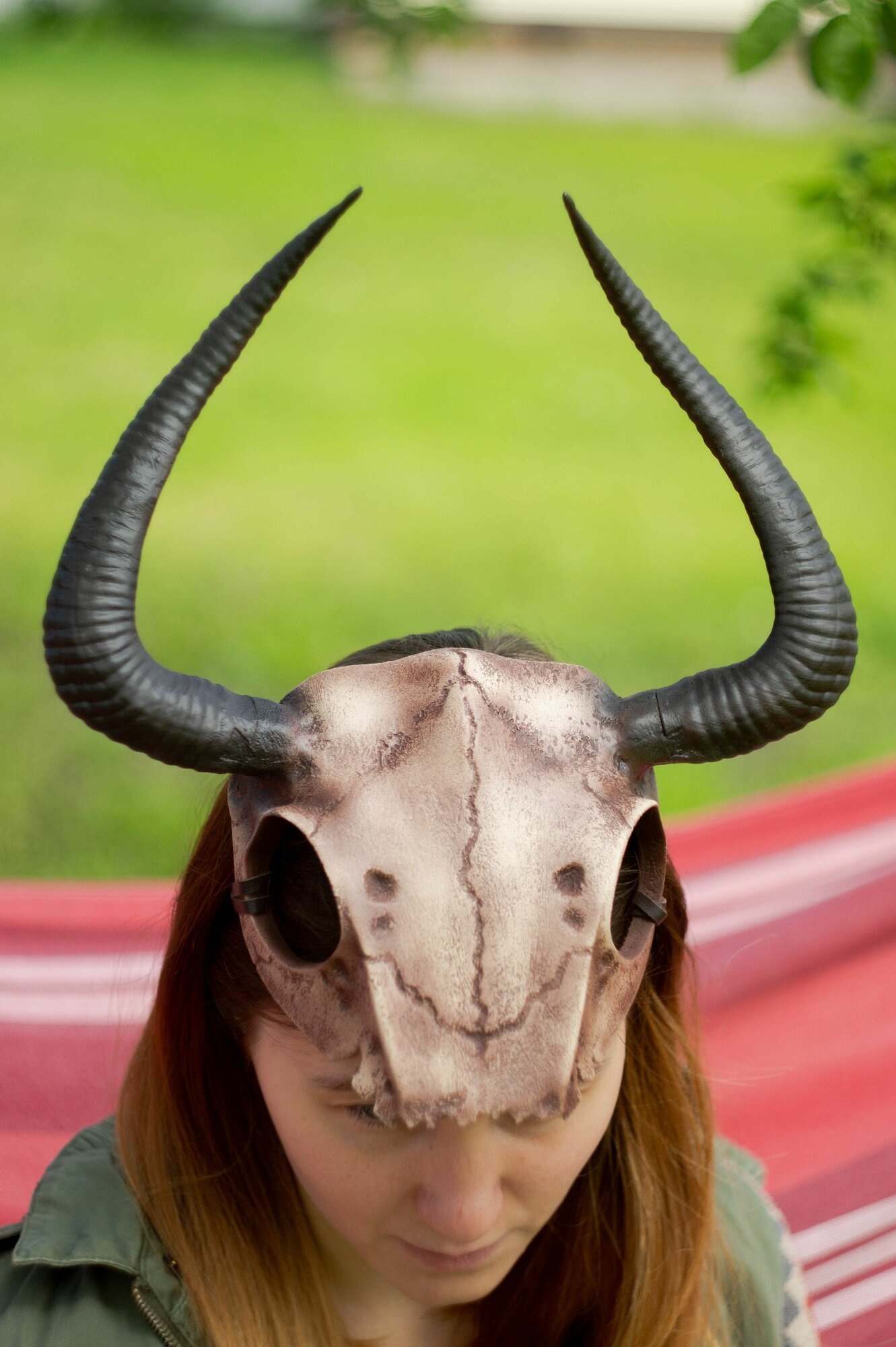 Корона череп с рогами "Корона Череп оленя"