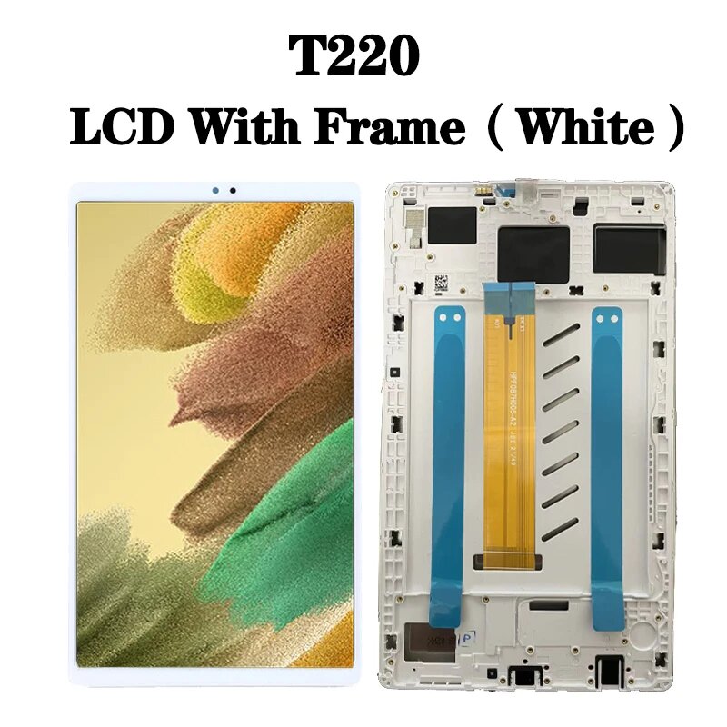 8,7-дюймовый протестированный ЖК-дисплей для Samsung Tab A7 Lite 2021 T220 T225, дигитайзер сенсорного экрана в сборе SM-T220 (WIFI) SM-T225 (3G) Дисплей