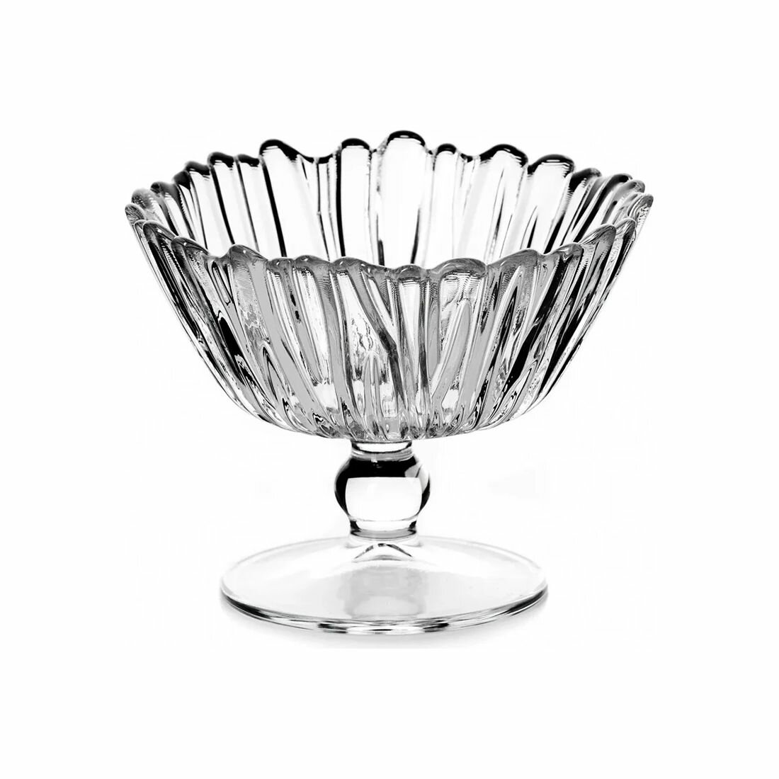 Ваза для конфет на ножке Аврора 140мм h=100мм