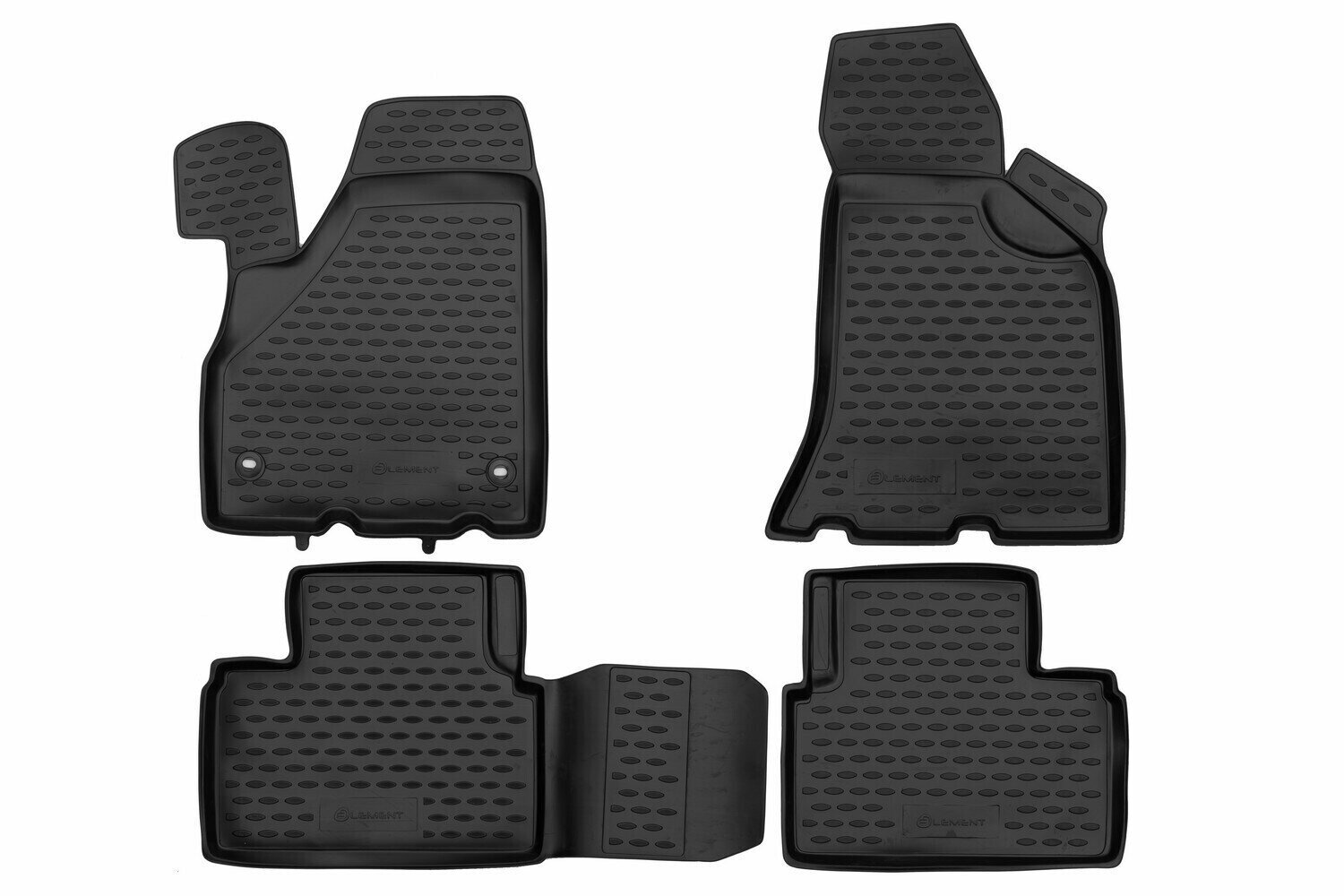 Коврики в салон LADA Priora 2010-, 4 шт. (полиуретан) Element. NLC.52.21.210K