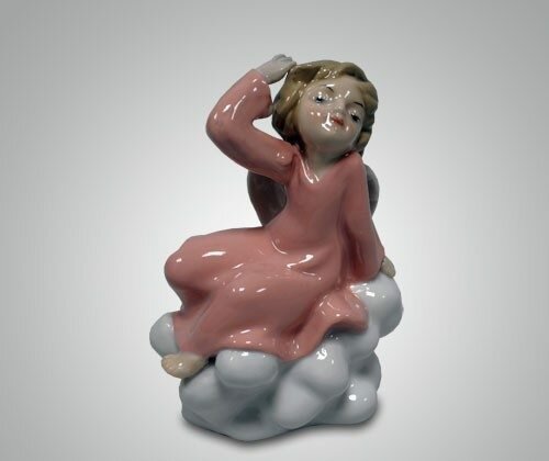 Статуэтка Ангелочек 7.5х5.5х11см KSE-M-228