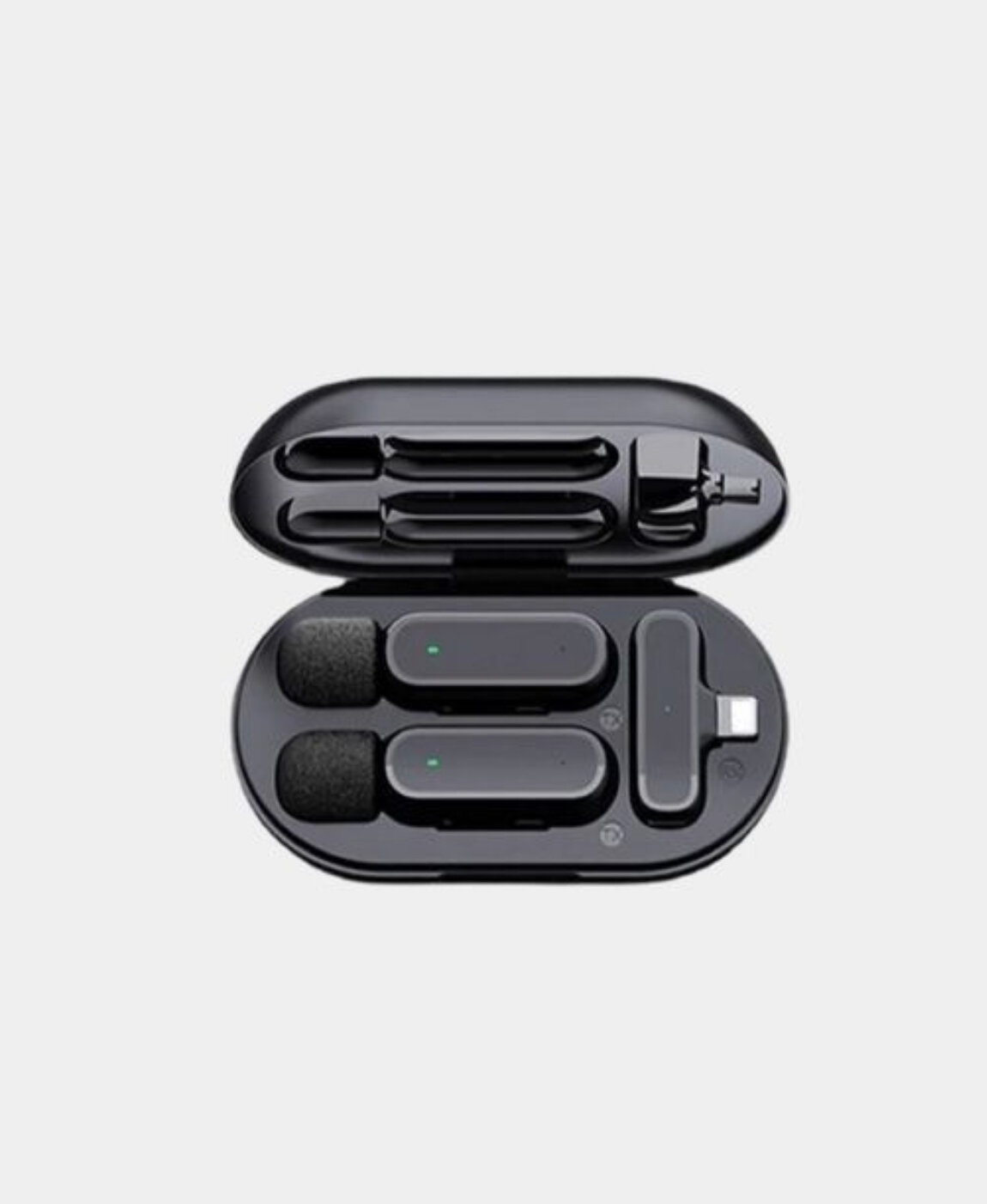 Беспроводной петличный микрофон 2 шт K61, для Apple, шумоподавление