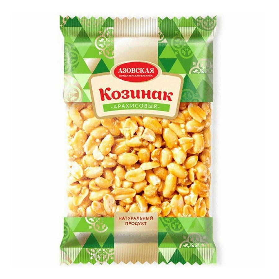 Козинак Азовская КФ арахисовый упаковка 170г