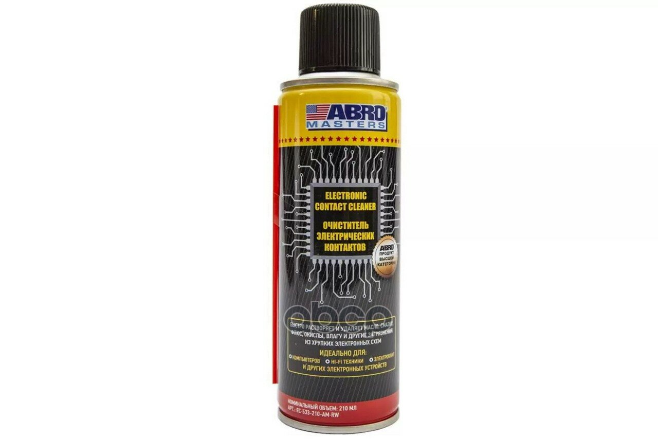 Очиститель электронных контактов Abro Masters (210 мл) ABRO EC-533-AM-RW ABRO EC-533-AM-RW ABRO арт. EC-533-AM-RW