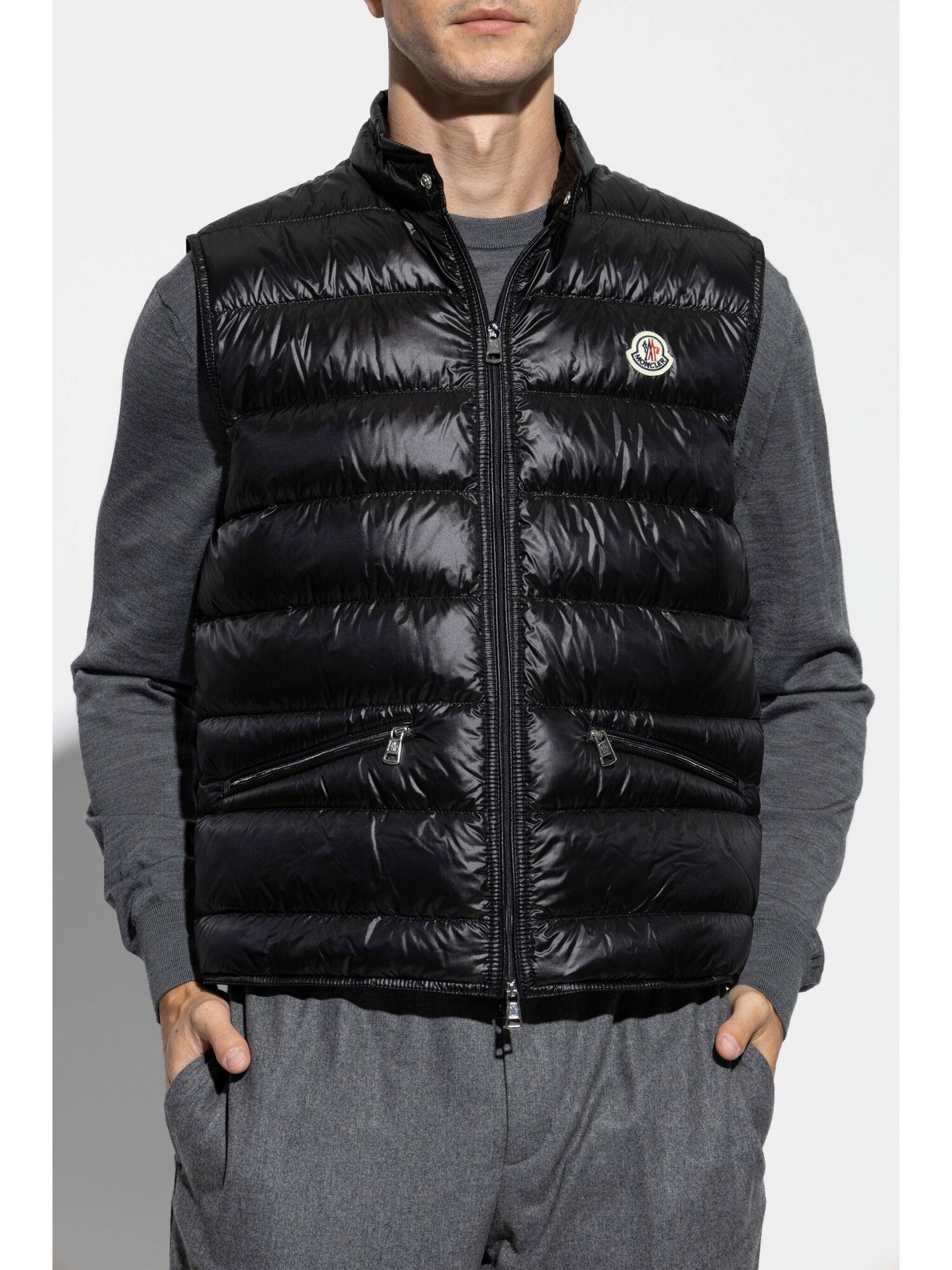 Жилет Moncler Gui, размер 44, черный — фото 1