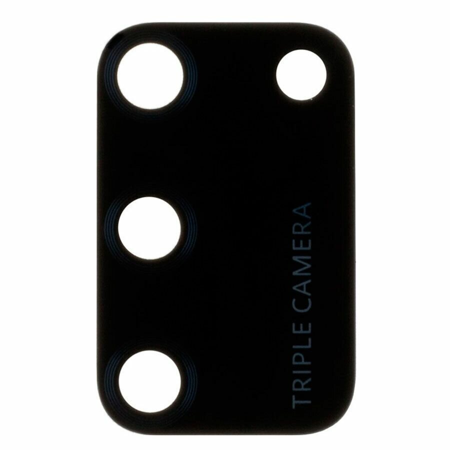 Cтекло основной камеры для смартфона Huawei Honor 9A Черный цвет