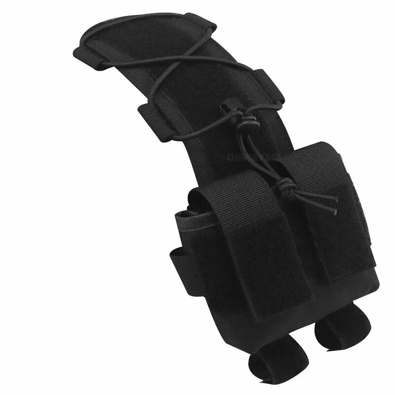 Тактический шлем чехол для аккумулятора Tacs WoPros Черный, black