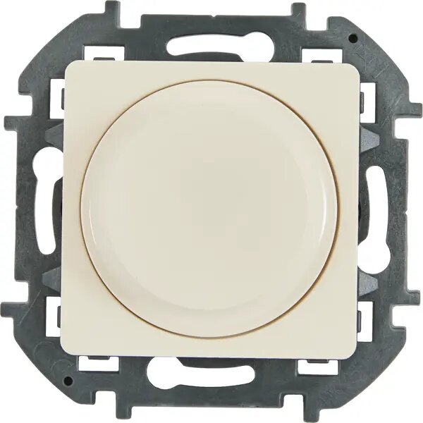 Диммер нажимной универсальный LED - Lexman Lilian - 300Вт без нейтрали - слоновая кость