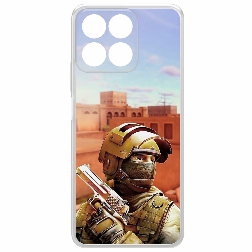Чехол-накладка Krutoff Clear Case Cтандофф 2 (Standoff 2) - Спец для Honor X7c