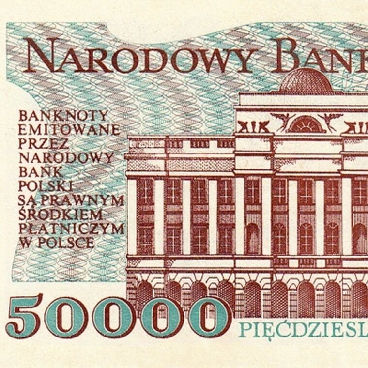 50000 злотых 1989 года Польша, сувенирная копия, банкноты и купюры редкие коллекционные