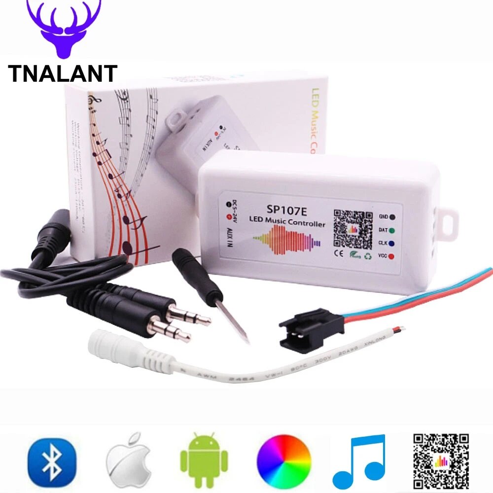SP107e Bluetooth RGB контроллер для светодиодных лент