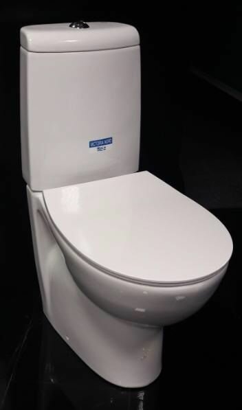 Унитаз-компакт ROCA VICTORIA NORD сиденье Slim с микролифтом (342ND7000+341ND0000+ZRU9302919)