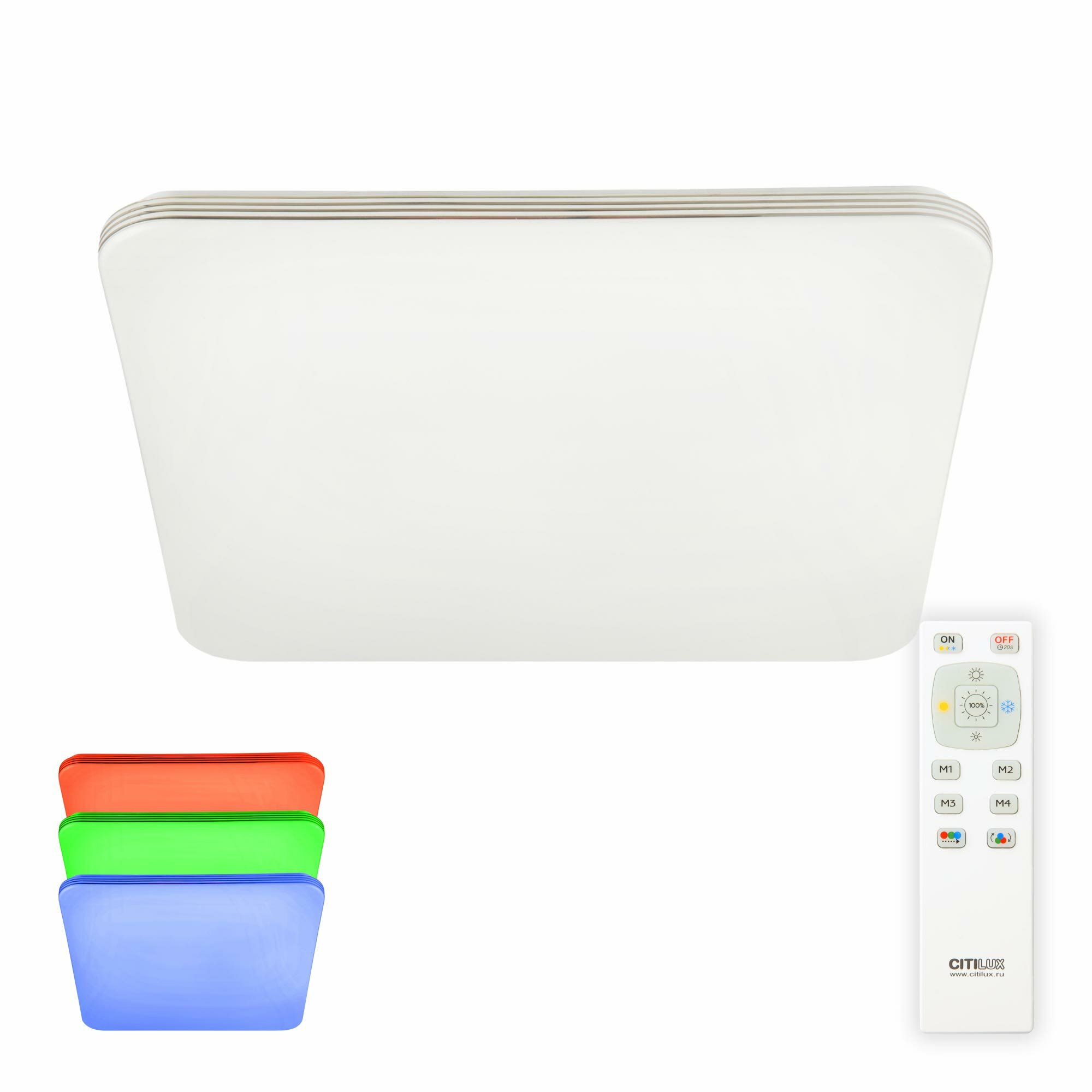 Люстра для дома потолочная Citilux Симпла CL714K680G, цвет арматуры белый