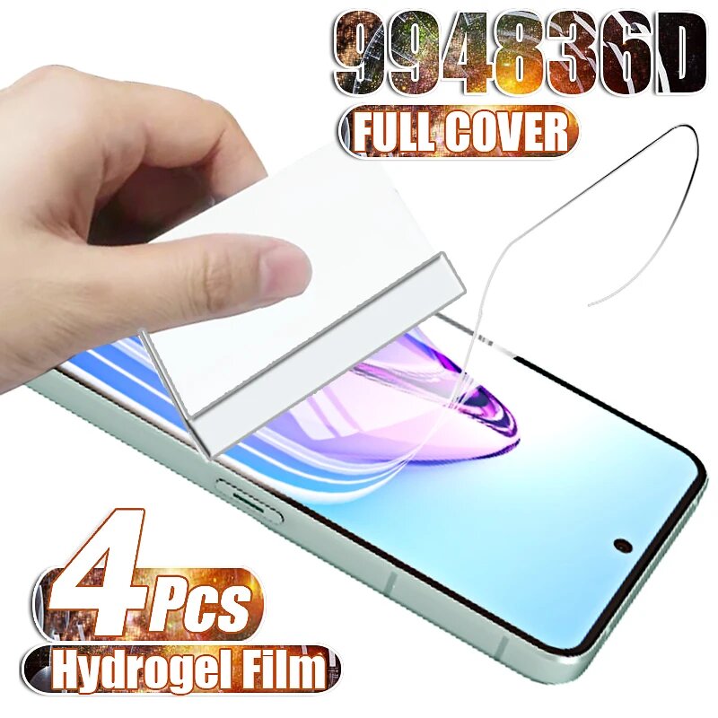 Защитная пленка для Oppo Reno 7 5G, гидрогель, 4 шт.