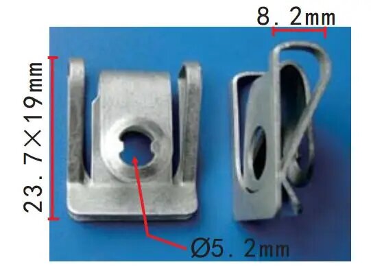 Worldgolden 10 шт. брызговик двигателя, набор винтов/гайек, подходит для BMW Audi VW 51718212148 , 8К 0805922 A 10PCS
