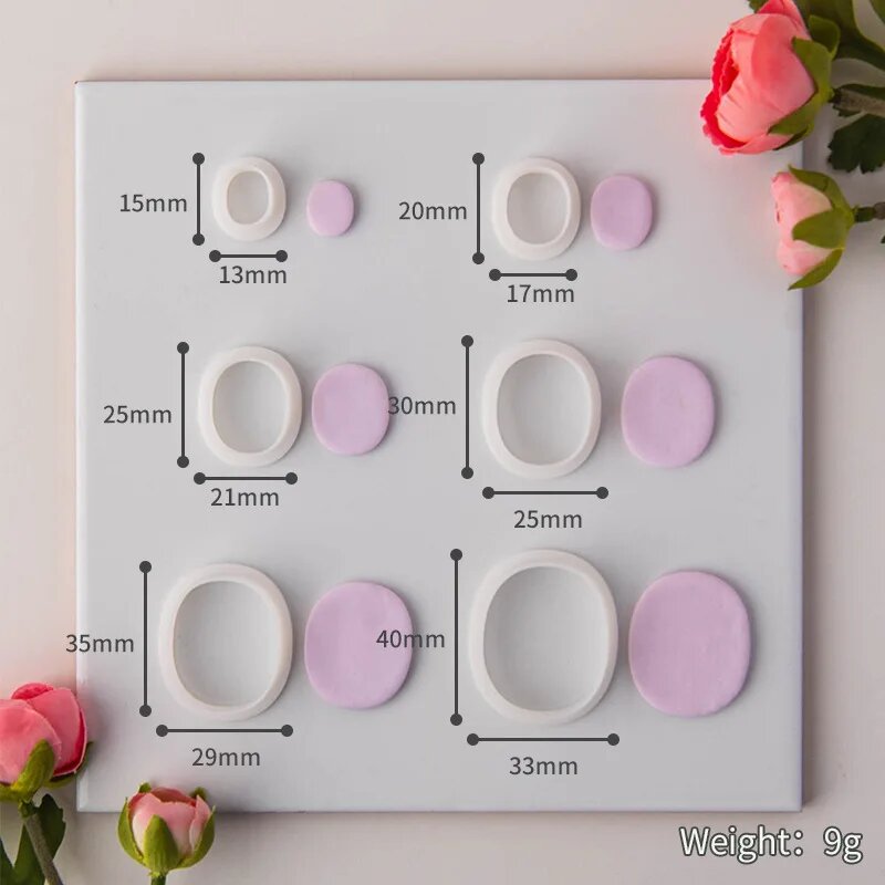 Формы для лепки из полимерной глины PLA 6 шт. YT0479