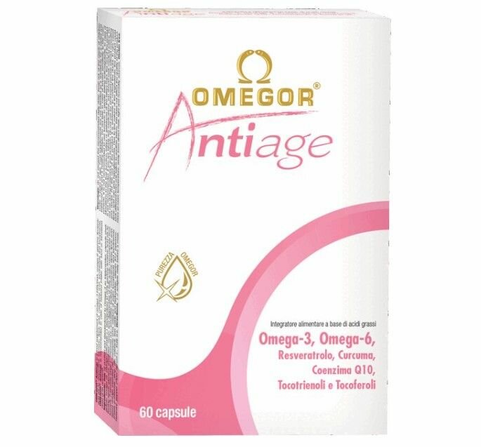 Биологически активная добавка к пище ОМЕГОР Антиэйдж / OMEGOR Antiage . Форма выпуска: капсулы массой 723 мг 7,5 %
