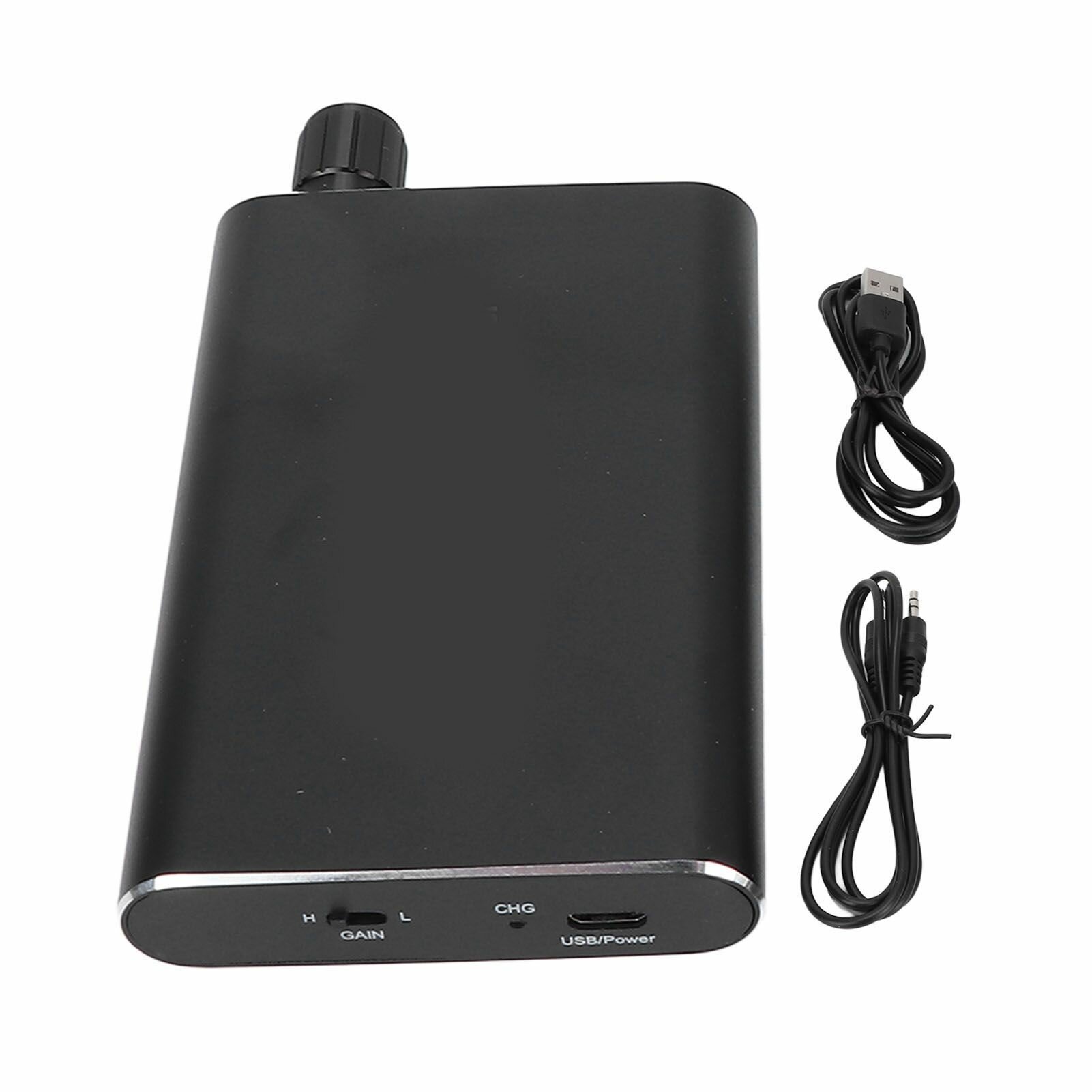Портативный HiFi усилитель для наушников, AUX, 2-ступенчатый gain, low-noise