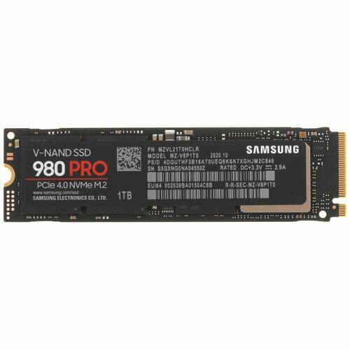 Внутренний SSD-диск Samsung 980 PRO MZ-V8P1T0C