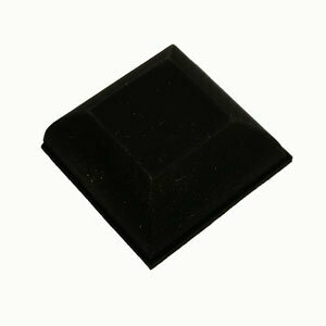 RF-3004 Ножки 3М самоклейка, квадратные 20х20 мм, цвет черный, материал резина. 20 штук. Gainta
