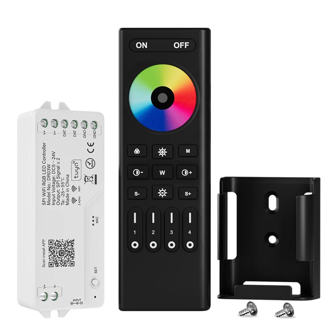 FCOB RGB Контроллер DR03W-RGB IC remote set
