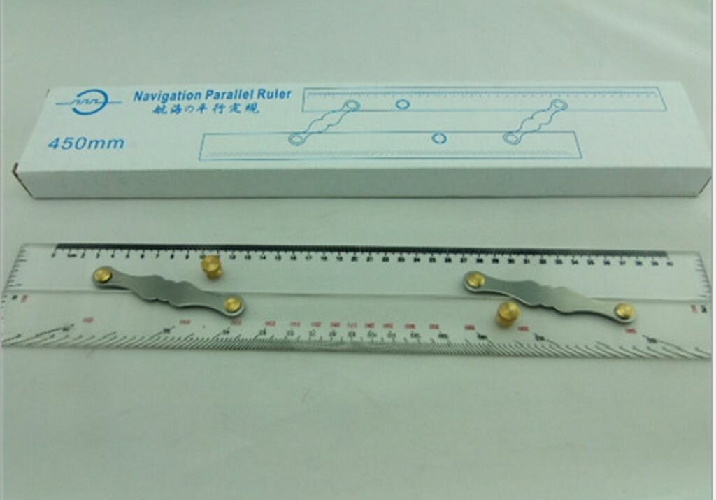 Линейка штурманская навигационная параллельная 450 мм
