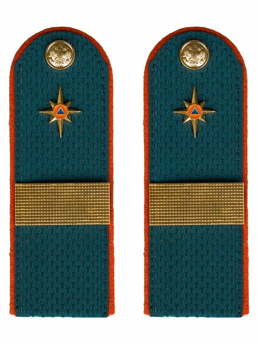 Погоны МЧС 14х5см картон с фурнитурой звание Старший Сержант