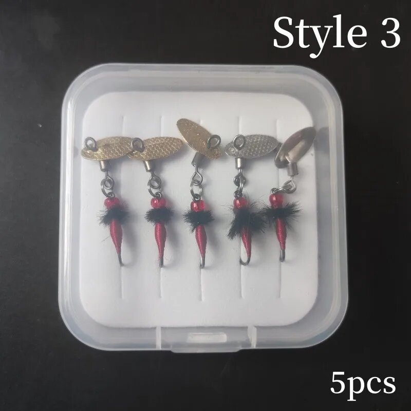 Бионические мухи для нахлыста 5 шт. Style 3