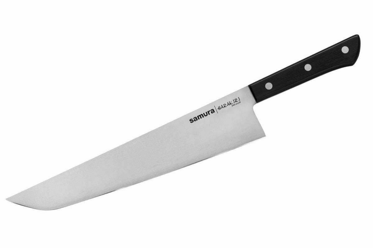 Нож кухонный Хамокири Samura HARAKIRI SHR-0050B/K 260 мм