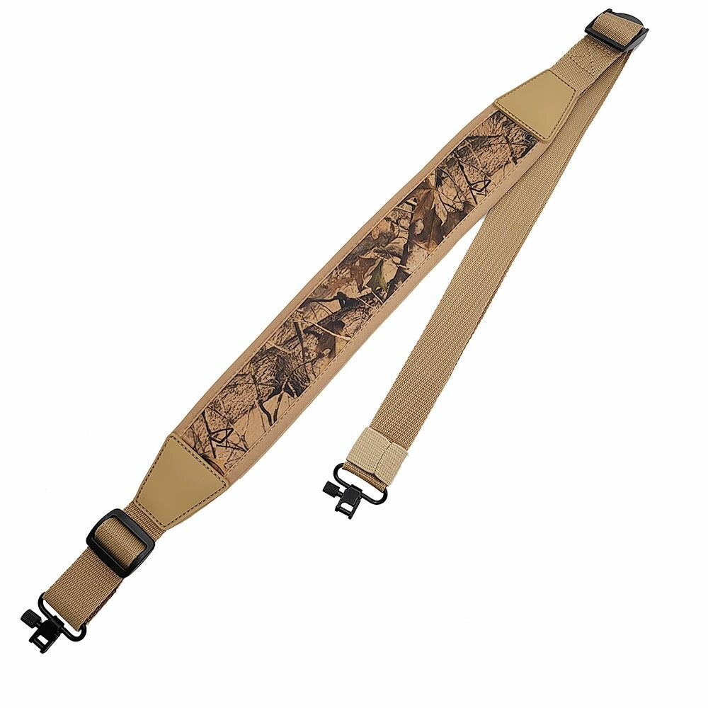 Ремень оружейный двухточечный тактический с наплечником для страйкбола, пейнтбола, винтовки, автомата, , ремень с карабином