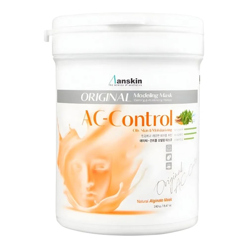 Маска альгинатная для проблемной кожи с акне AC-Control Modeling Mask 240 гр - банка (Anskin)
