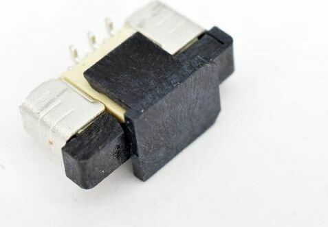 Разъем CONNFLY DS1020-08-6VBT12-R FPC для шлейфа на плату, поверхностный монтаж 6pin, шаг 0.5мм, 1 шт