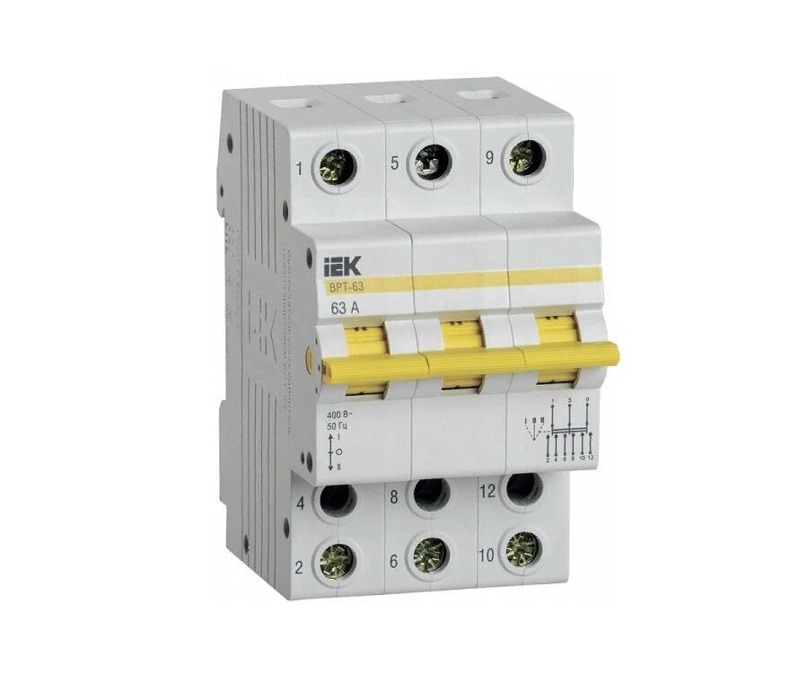 Автомат ИЭК 3/63 А MVA20-3-063-C