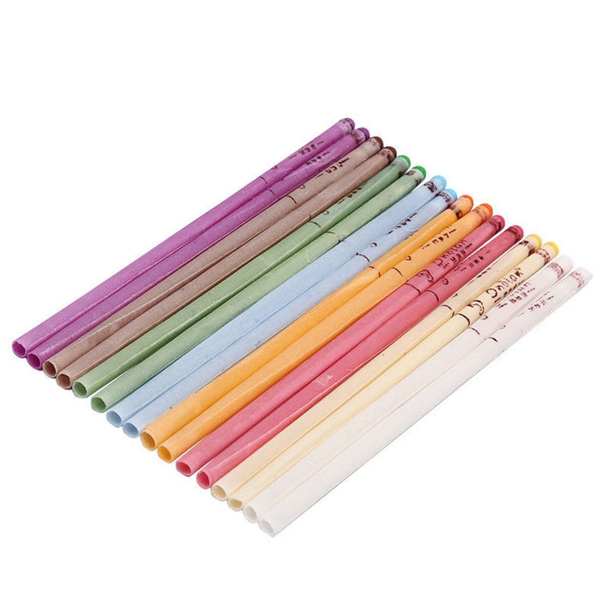 40 шт. Coning Beewax натуральные ушные свечи Ear Candle Therapy Straight Ear Care Auricular Therapy Удаляющий очиститель для удаления ушной серы Лечение ушных конусов Indiana Therapy Ароматизированная свеча для лица